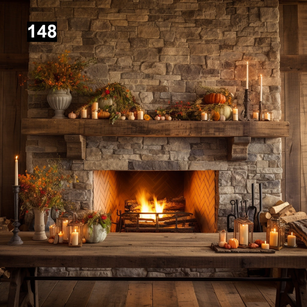 Devin Lathus's #148 Fireplace Mantel with Wooden Corbels – Anthony ...